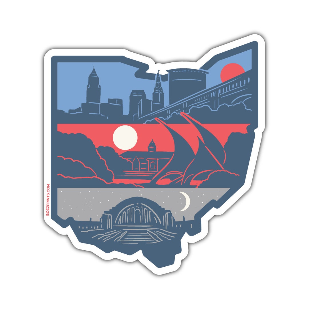 Layers of Ohio Sticker/magnet - Etsy
