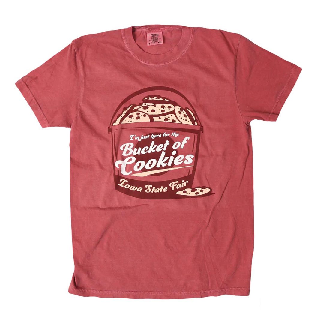 Iowa State Fair Bucket of Cookies T-shirt - Etsy