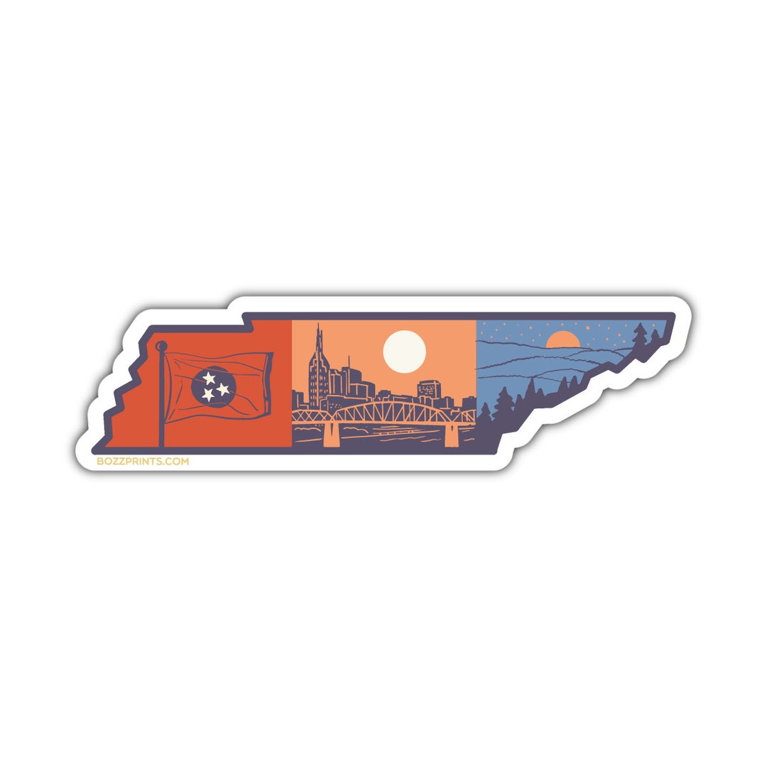 Layers of Tennessee Sticker - Etsy