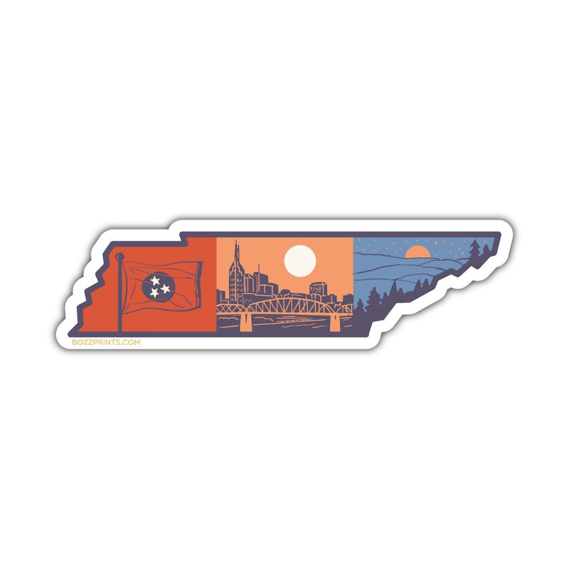 Tennessee Sticker - Etsy