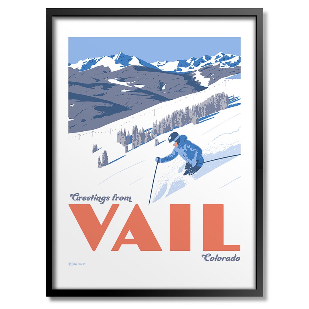 Greetings From Vail Print - Etsy