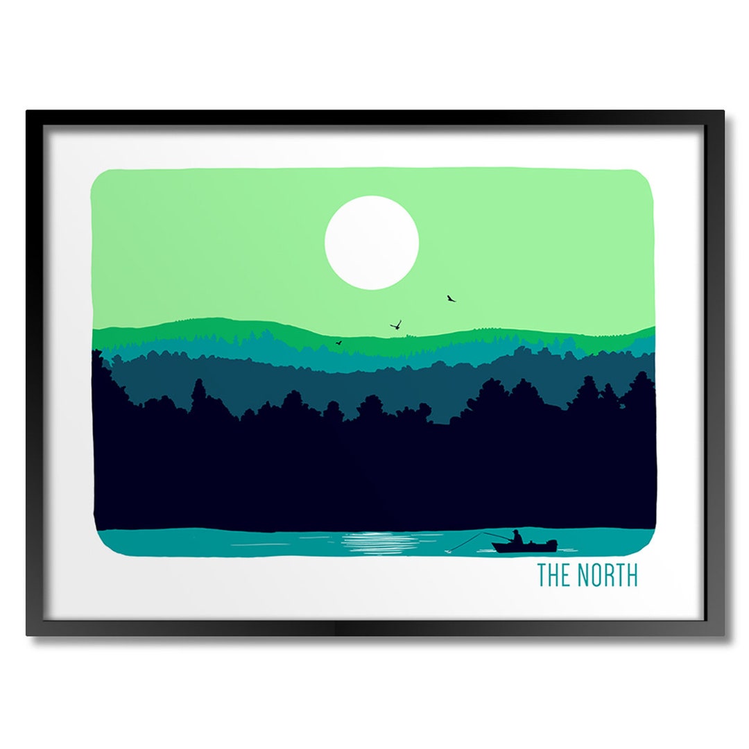 The North Print - Etsy
