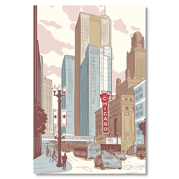 Chicago Postcard - Etsy