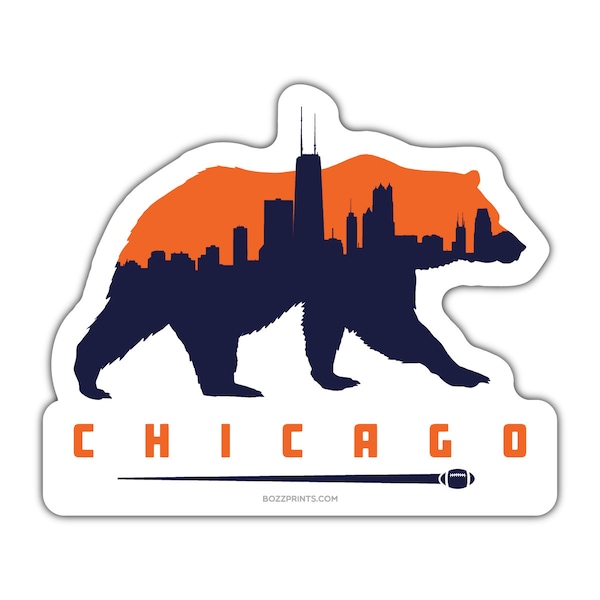 Football Chicago - Etsy
