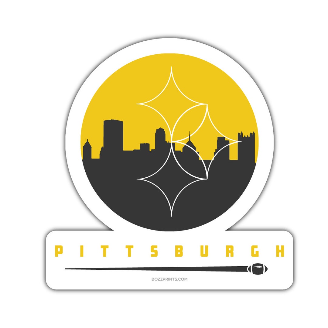 Pittsburgh Football Sticker - Etsy