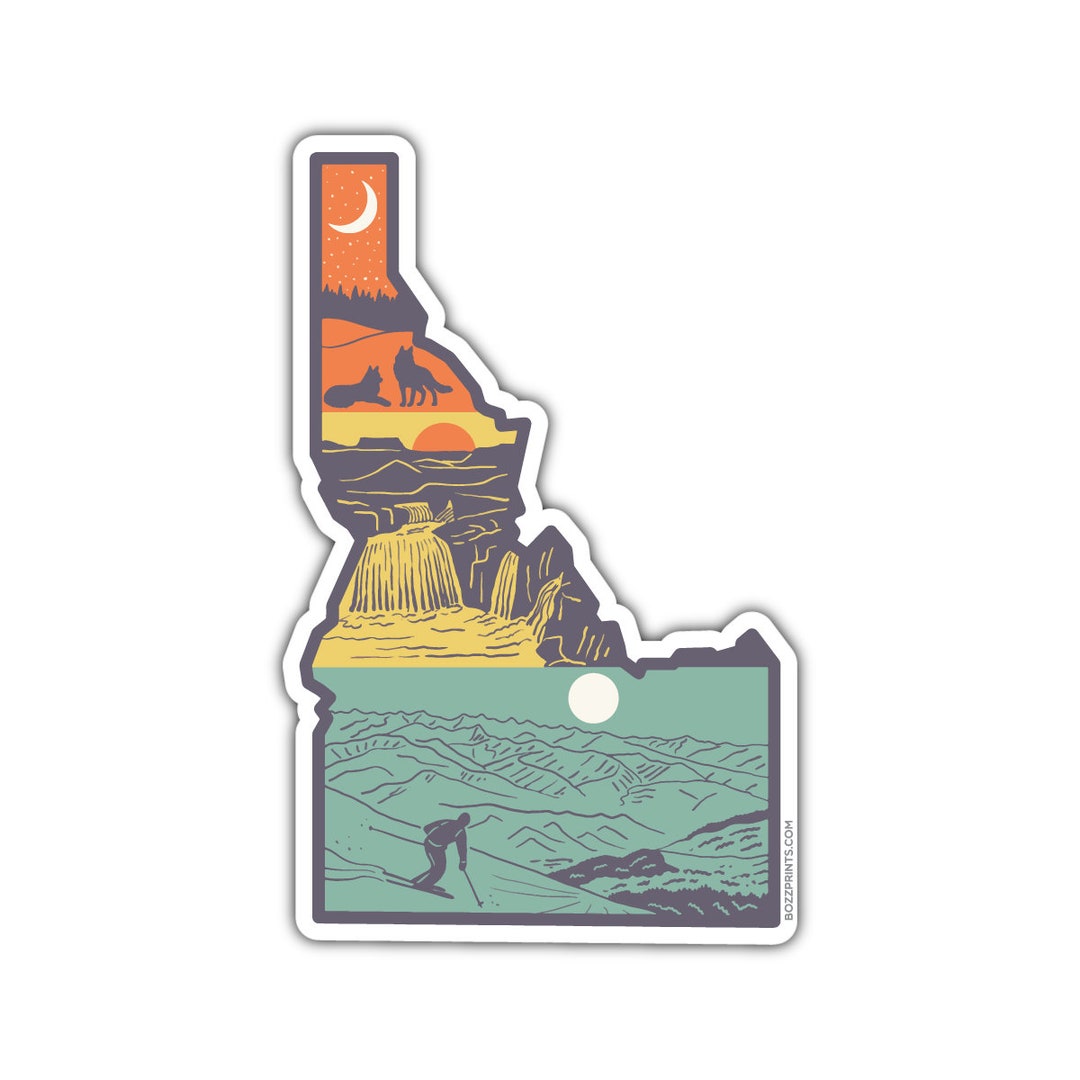 Layers of Idaho Sticker - Etsy