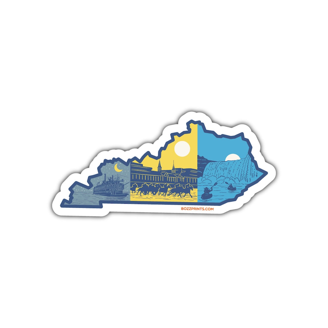 Layers of Kentucky Sticker - Etsy