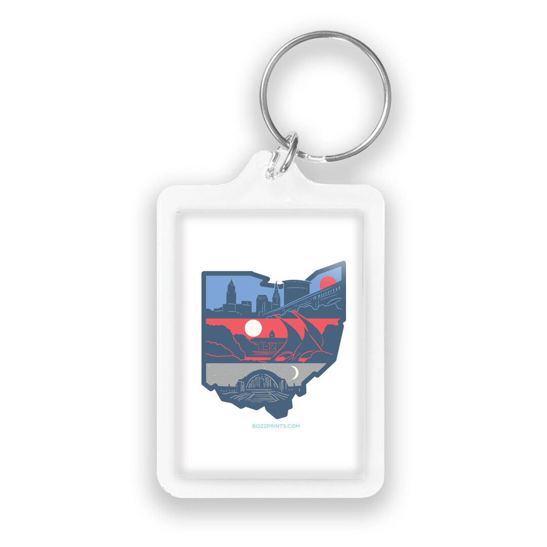 Layers of Ohio Keychain - Etsy