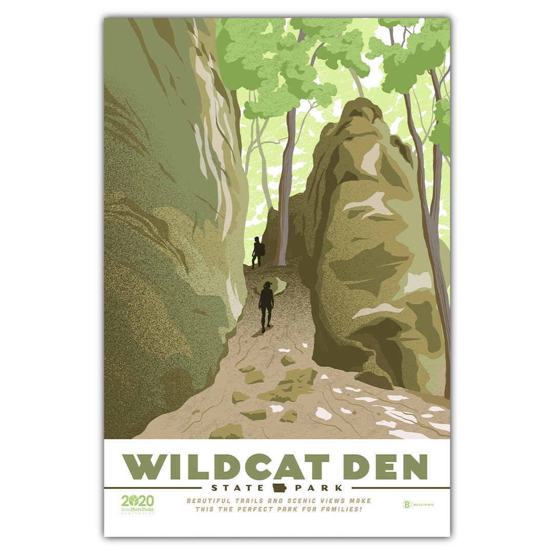Wildcat Den State Park Sticker - Etsy