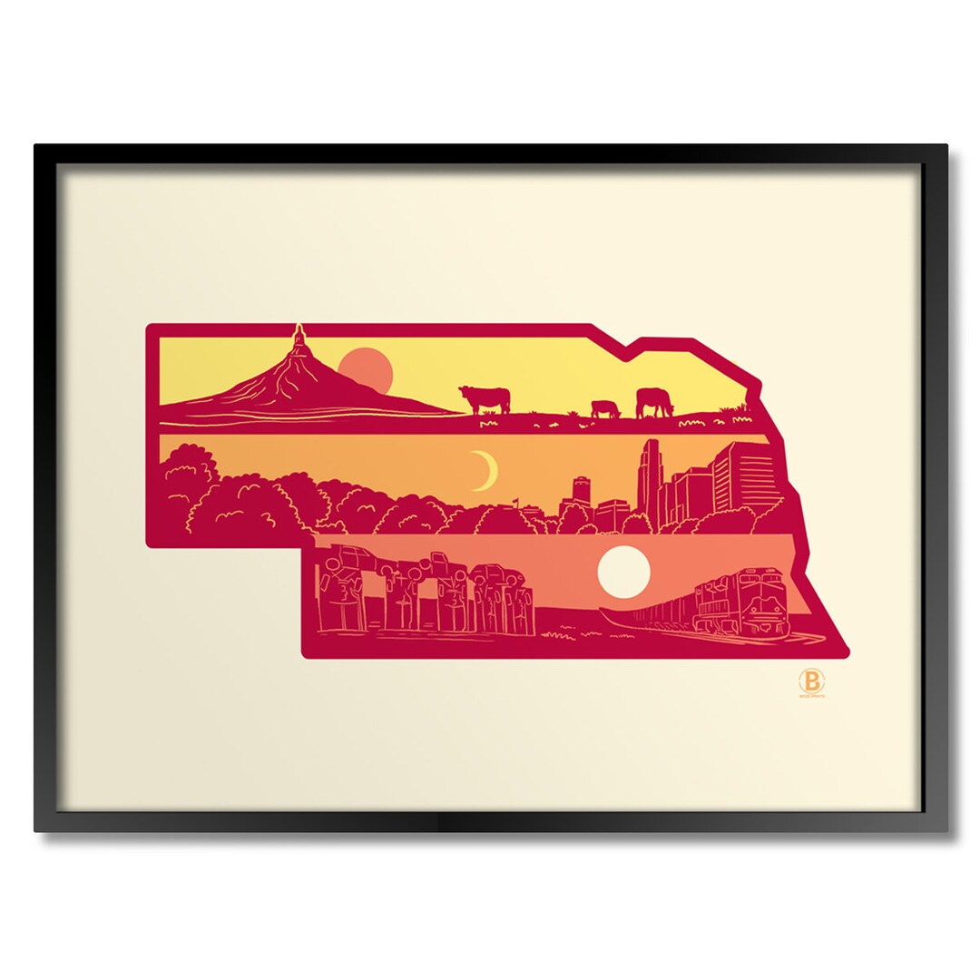 Layers of Nebraska Art Print - Etsy