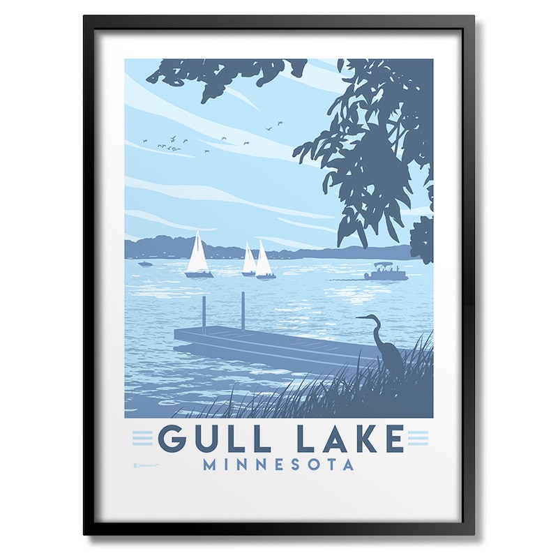 Minnesota Lakes Art - Etsy
