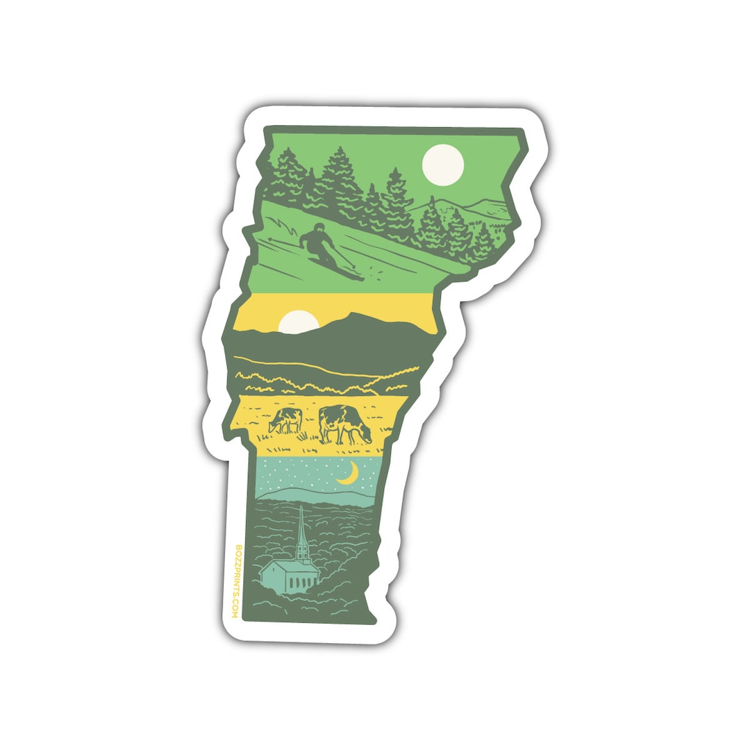 Layers of Vermont Sticker - Etsy