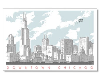 Chicago Postcard | Etsy