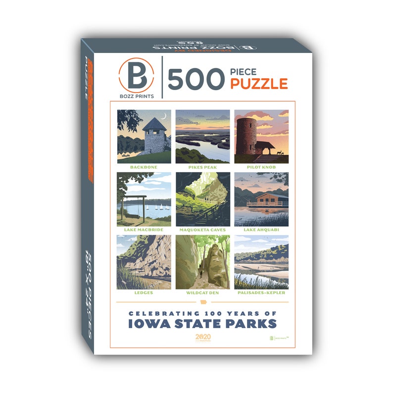 Iowa State Parks Centennial Puzzle - Etsy