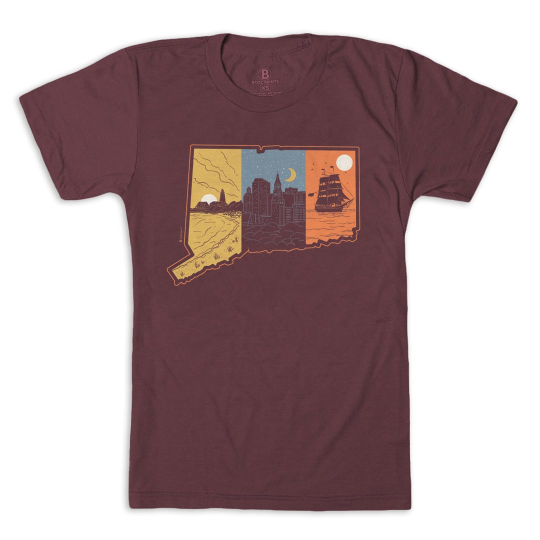 Layers of Connecticut T-shirt - Etsy
