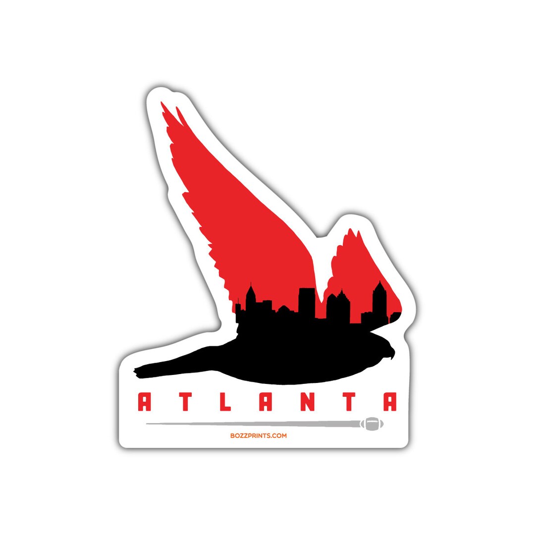 Atlanta Football Sticker - Etsy