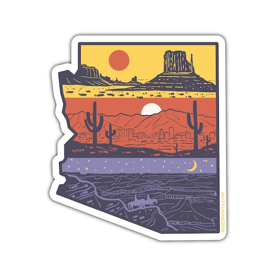 Layers of Arizona Sticker - Etsy