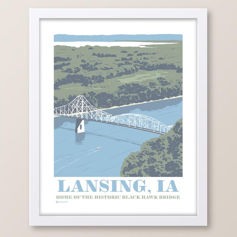 Iowa Bridge Art - Etsy