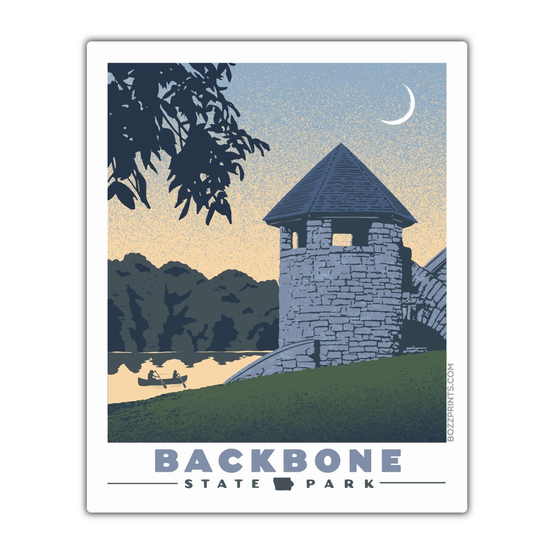 Backbone State Park Sticker - Etsy