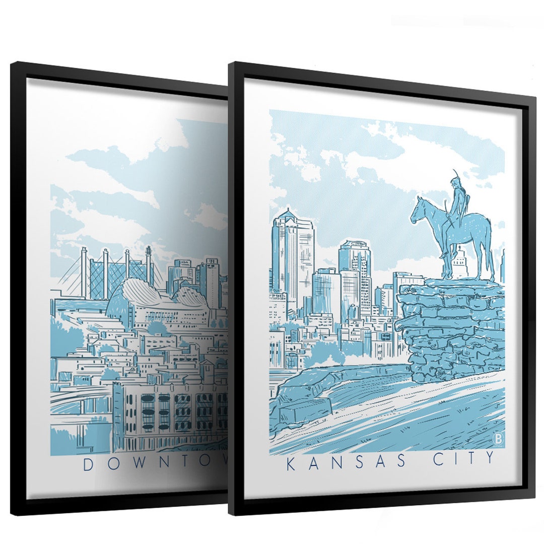 Downtown Kansas City Print - Etsy