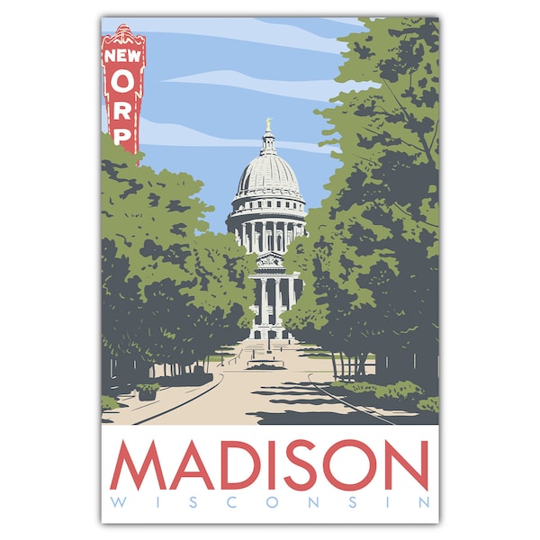 Wisconsin Capitol - Etsy