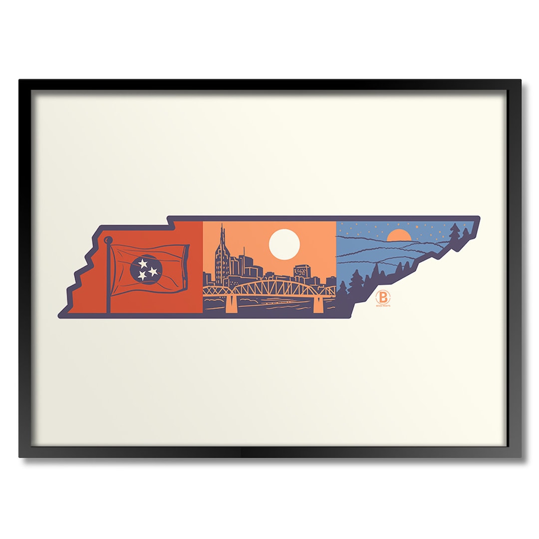 Layers of Tennessee Print - Etsy