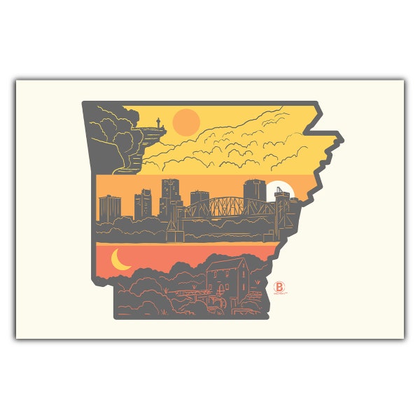 Arkansas Postcard - Etsy