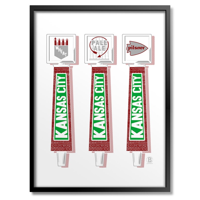 Kansas City Beer Taps Print - Etsy