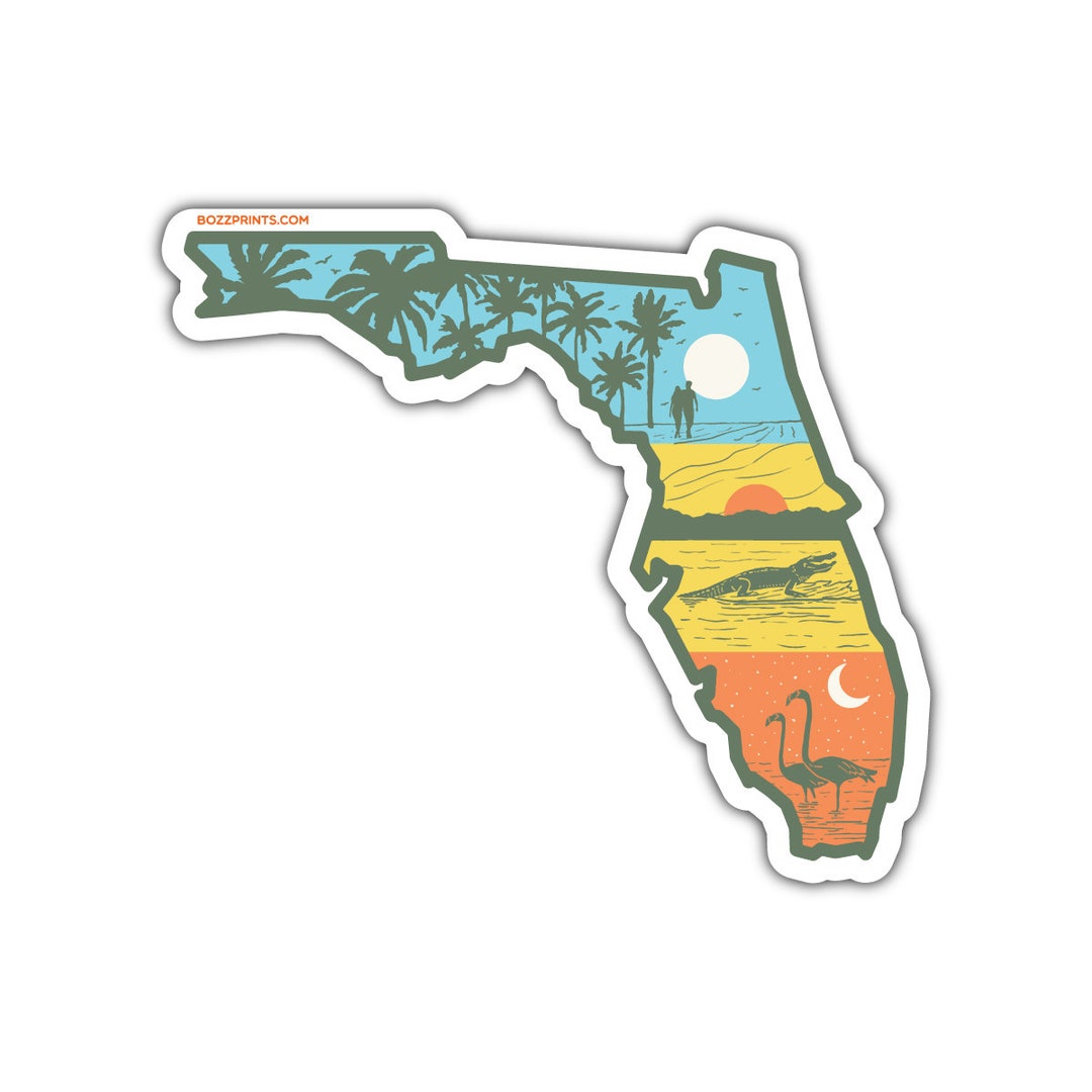 Layers of Florida Sticker - Etsy