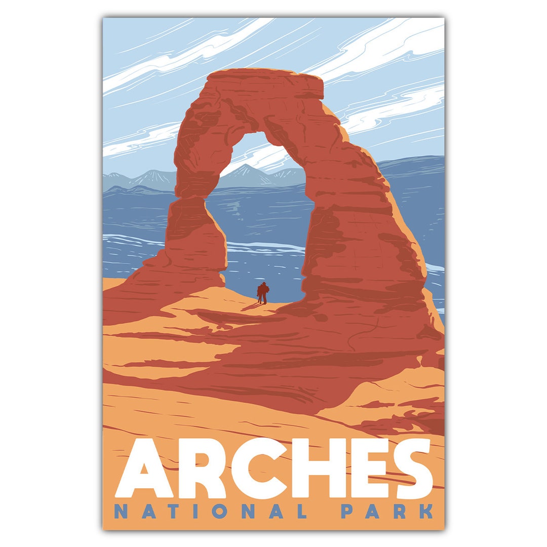 Arches National Park Delicate Arch Postcard - Etsy