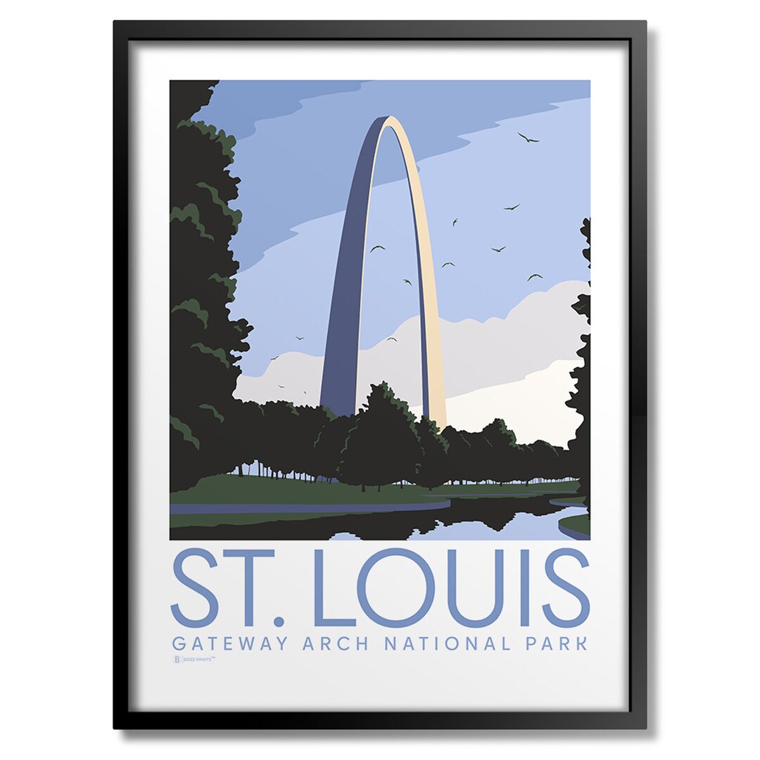 St. Louis Gateway Arch National Park Print - Etsy