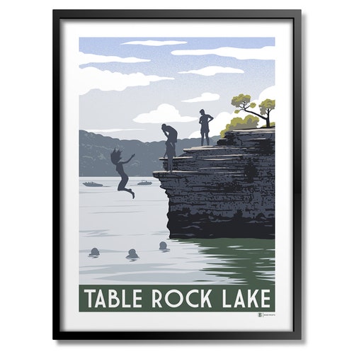 Table Rock Lake Missouri Map Shape Silhouette Svg Png Dxf Pdf - Etsy