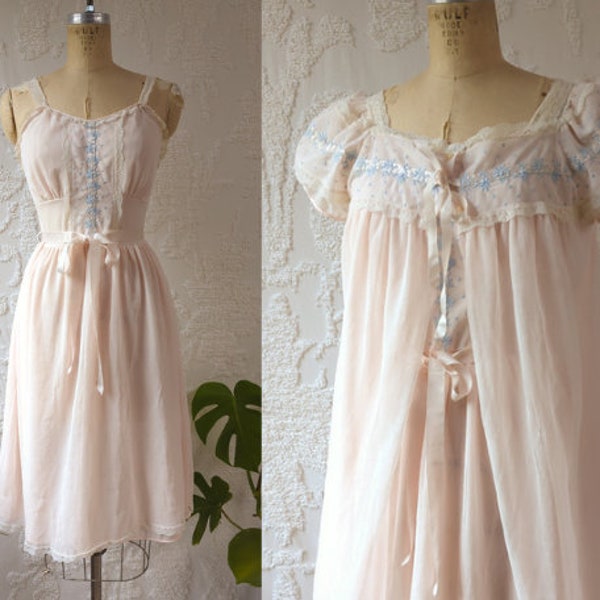 Sheer Nightgown Negligee - Etsy
