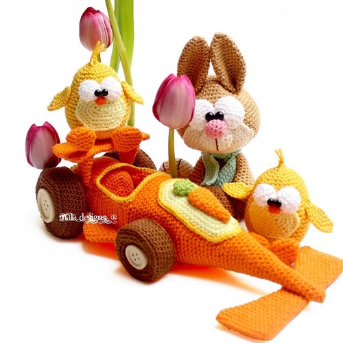 Bunny Crochet Pattern by Mala Designs ® | Etsy