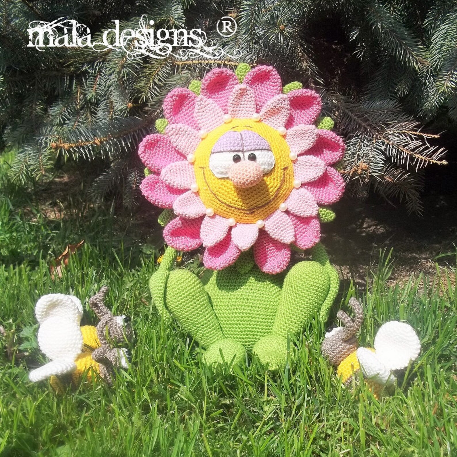 Flower a Crochet Pattern by Mala Designs - Etsy UK