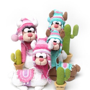 Lamas, Crochet Pattern by Mala Designs ® - Etsy