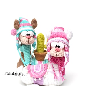 Little Lamas, Crochet Pattern by Mala Designs ® - Etsy
