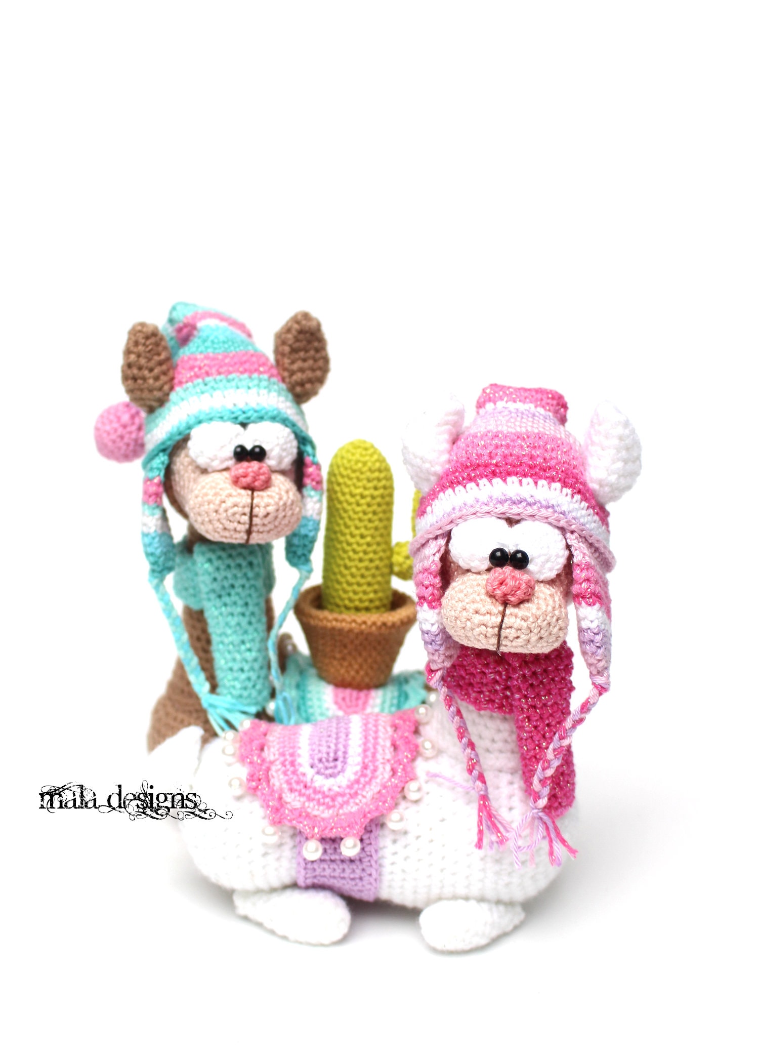 Little Lamas Crochet Pattern by Mala Designs ® - Etsy