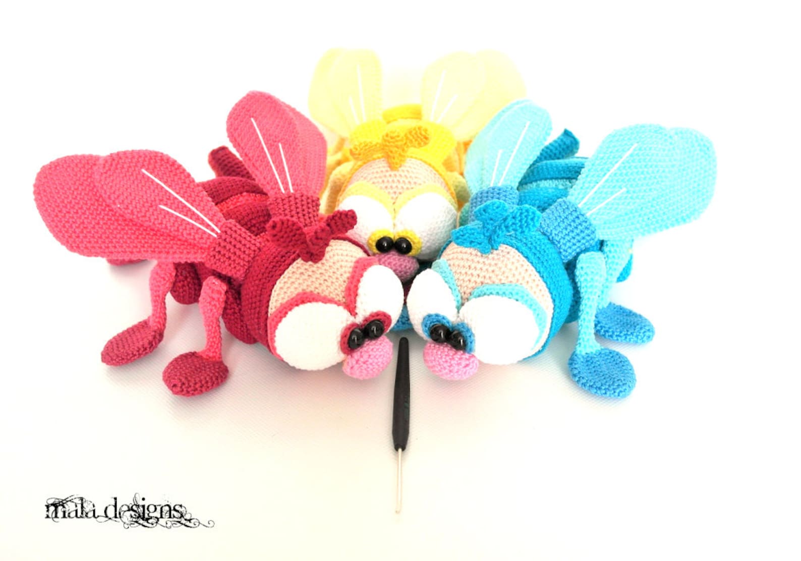 Flies Crochet Pattern | Etsy