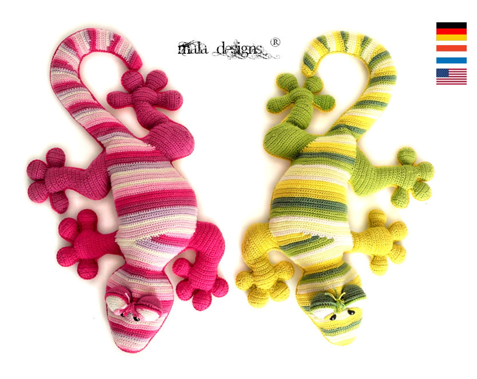Giant Lizard / Salamander, Crochet Pattern - Etsy