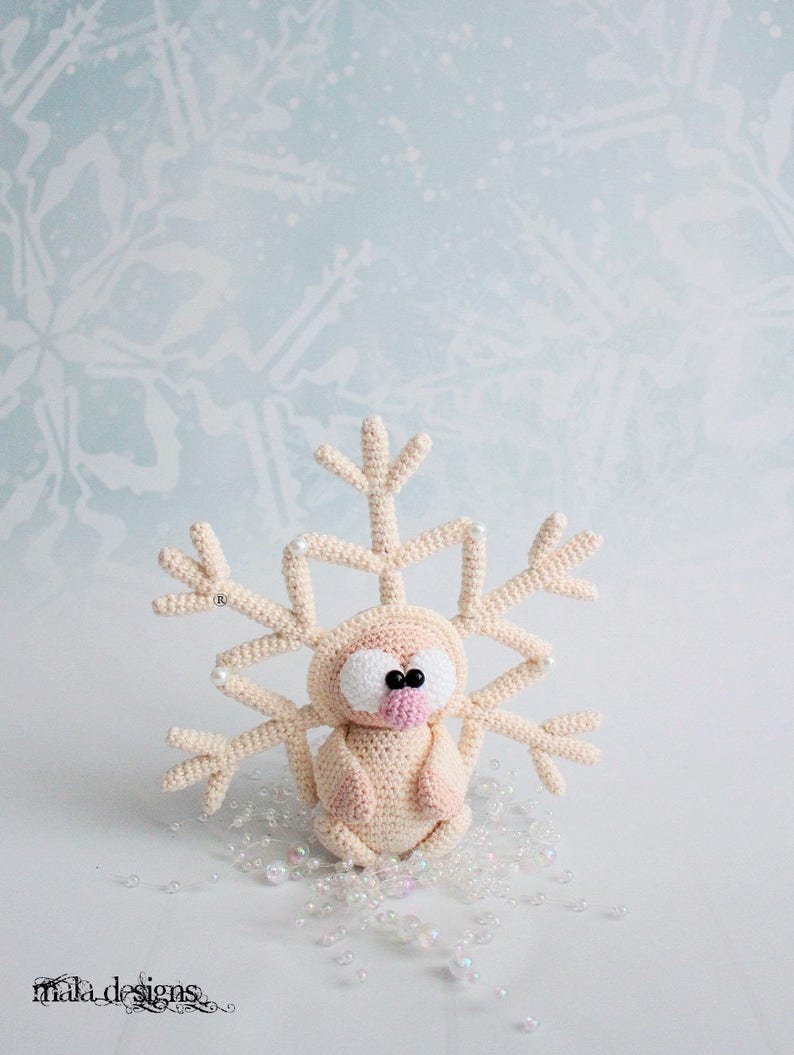 Snowflake Crochet Pattern by Mala Designs ® - Etsy Canada