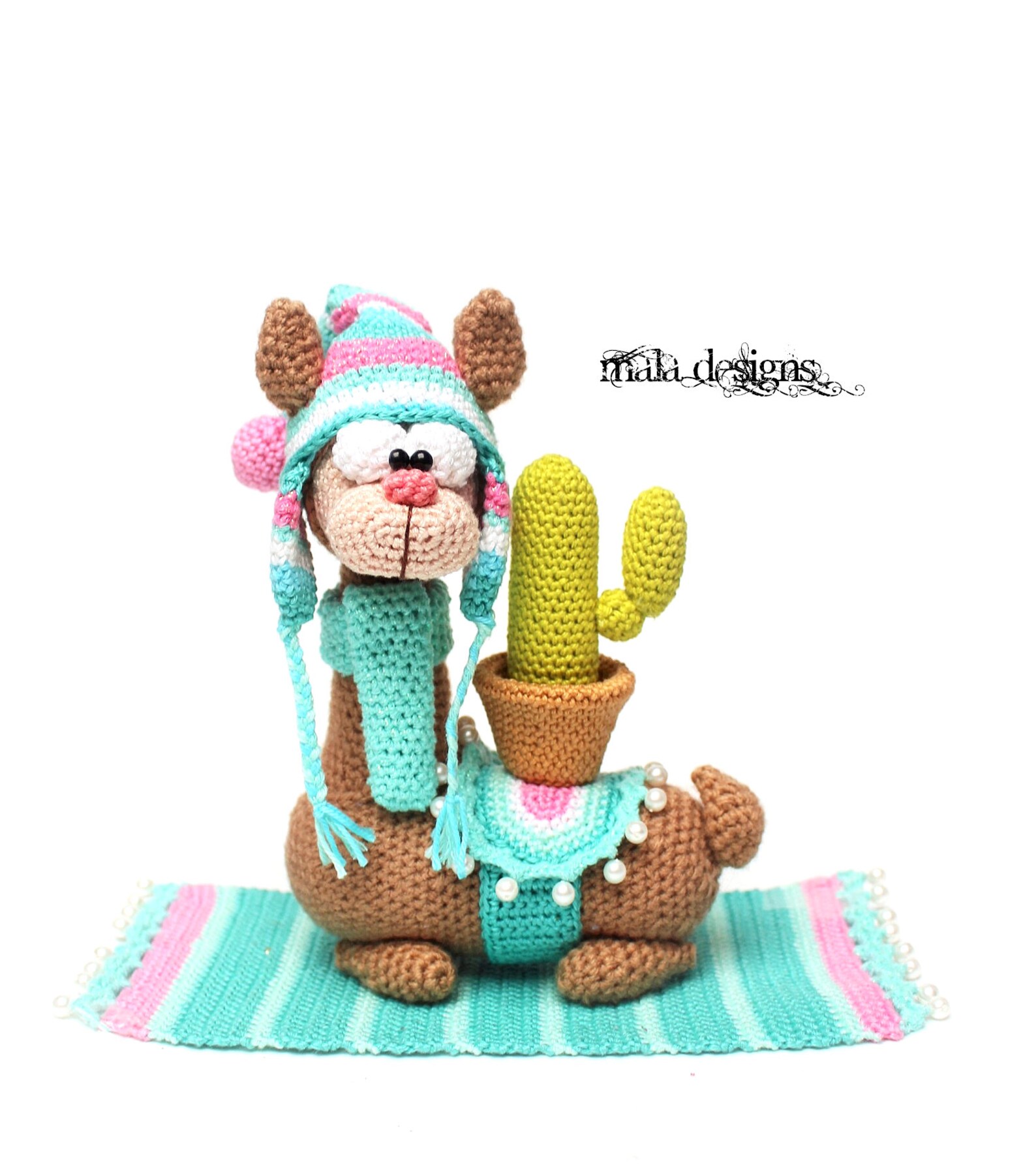 Little Lamas Crochet Pattern by Mala Designs ® - Etsy