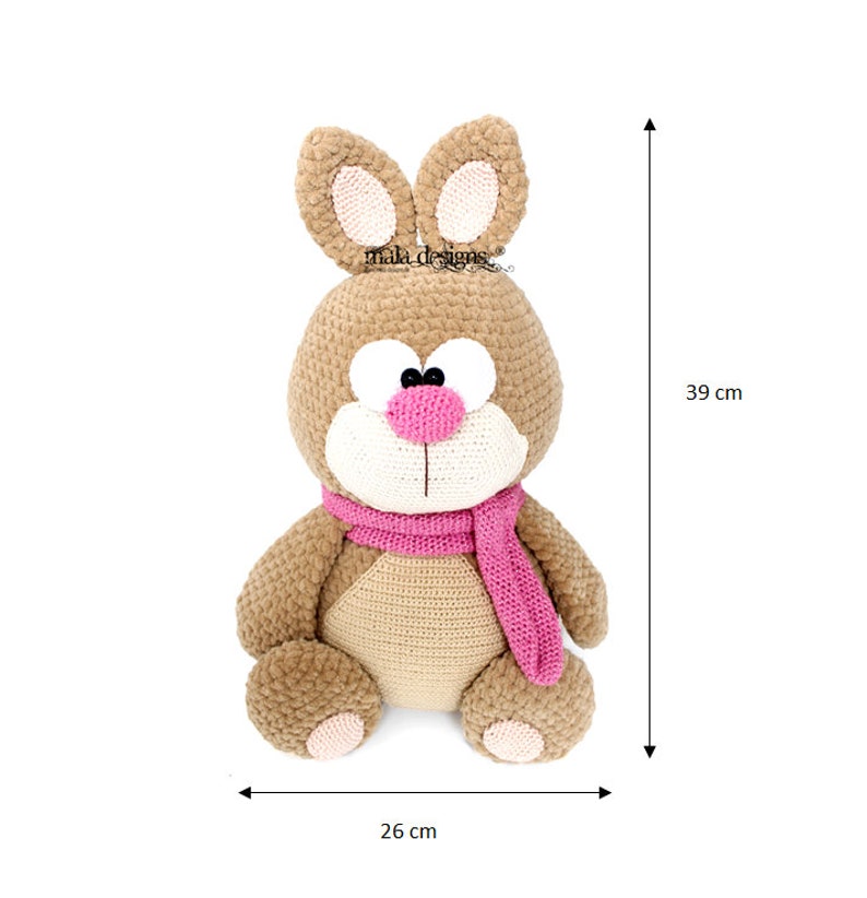 Bunny crochet pattern by mala designs ® | Etsy