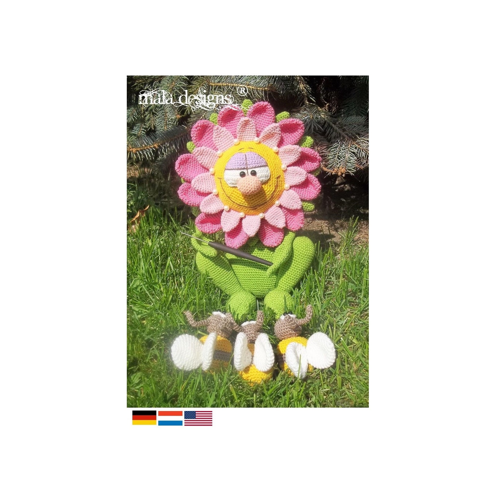 Flower a Crochet Pattern by Mala Designs - Etsy UK