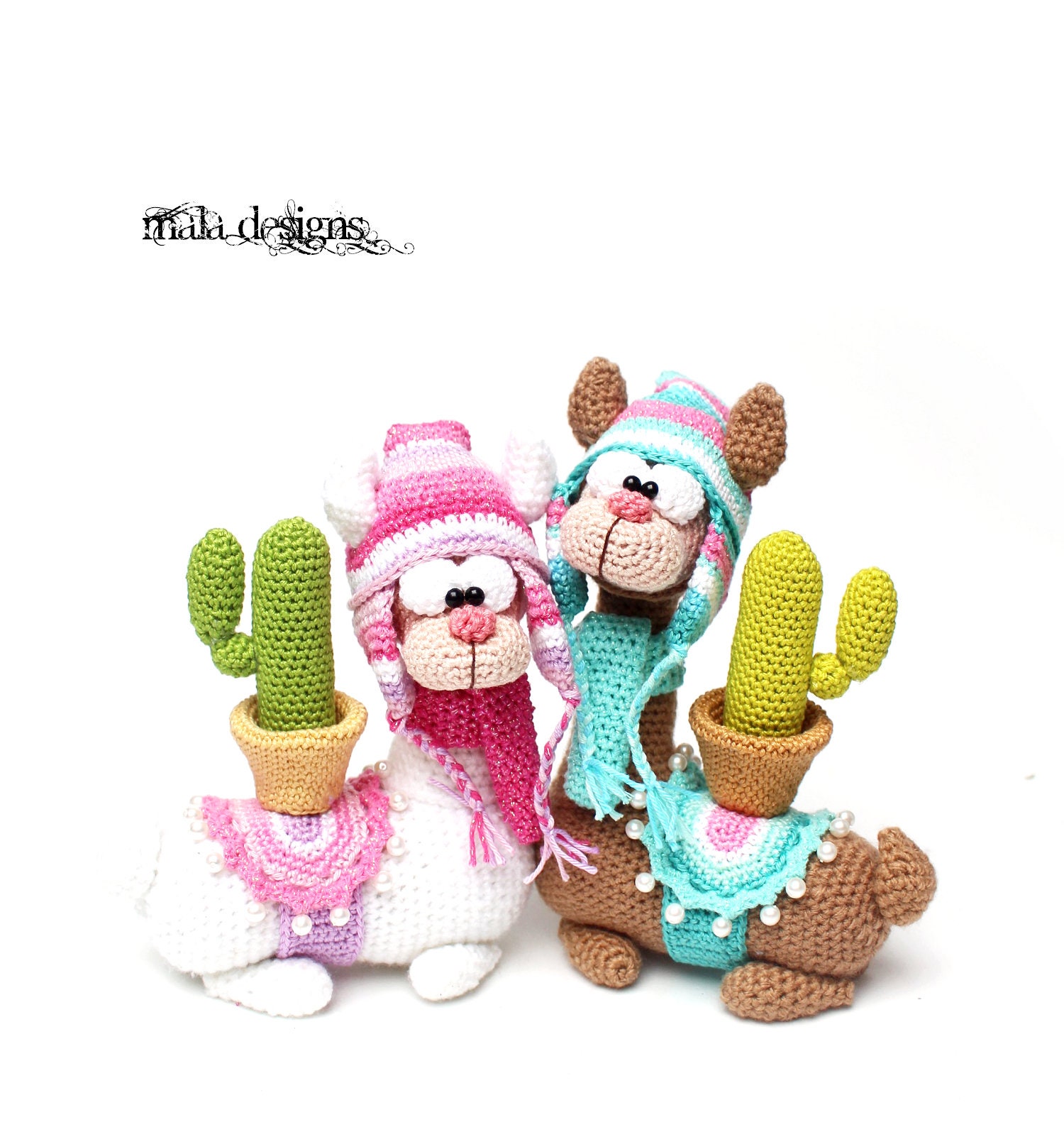 Little Lamas Crochet Pattern by Mala Designs ® - Etsy