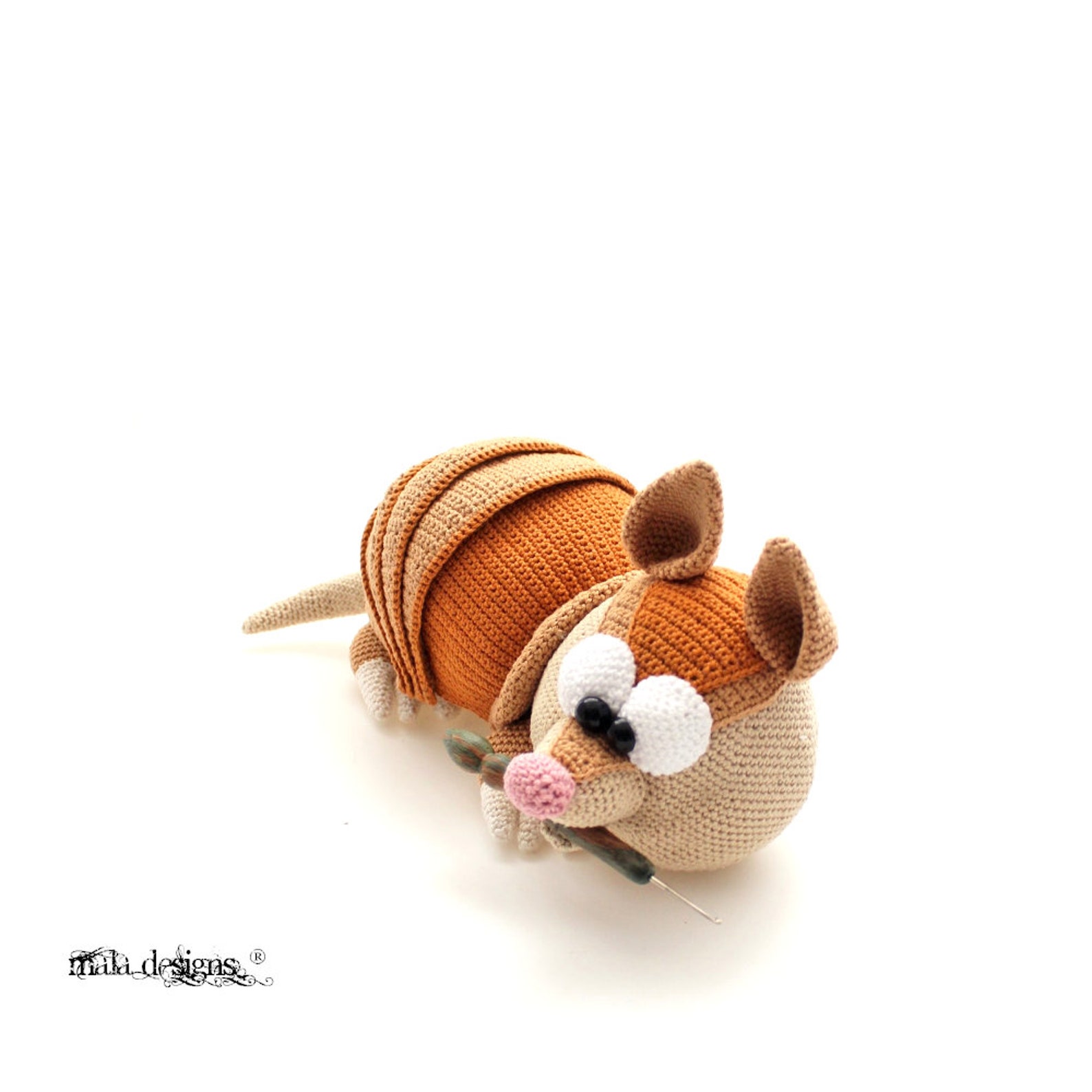 Armadillo Crochet Pattern by Mala Designs ® - Etsy