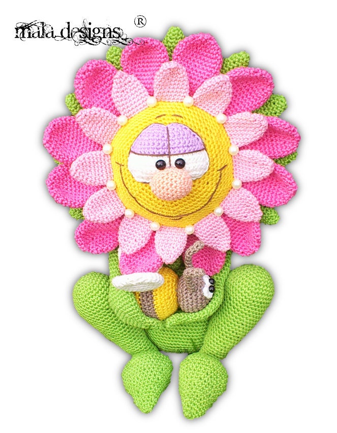 Flower a Crochet Pattern by Mala Designs - Etsy