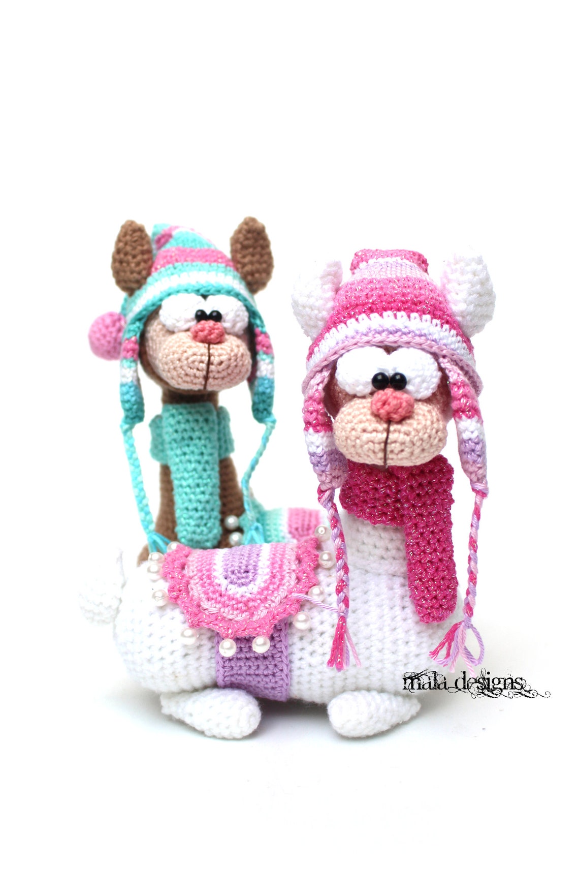 Little Lamas Crochet Pattern by Mala Designs ® - Etsy
