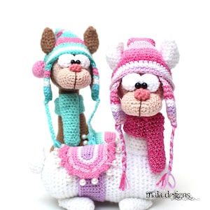 Little Lamas, Crochet Pattern by Mala Designs ® - Etsy