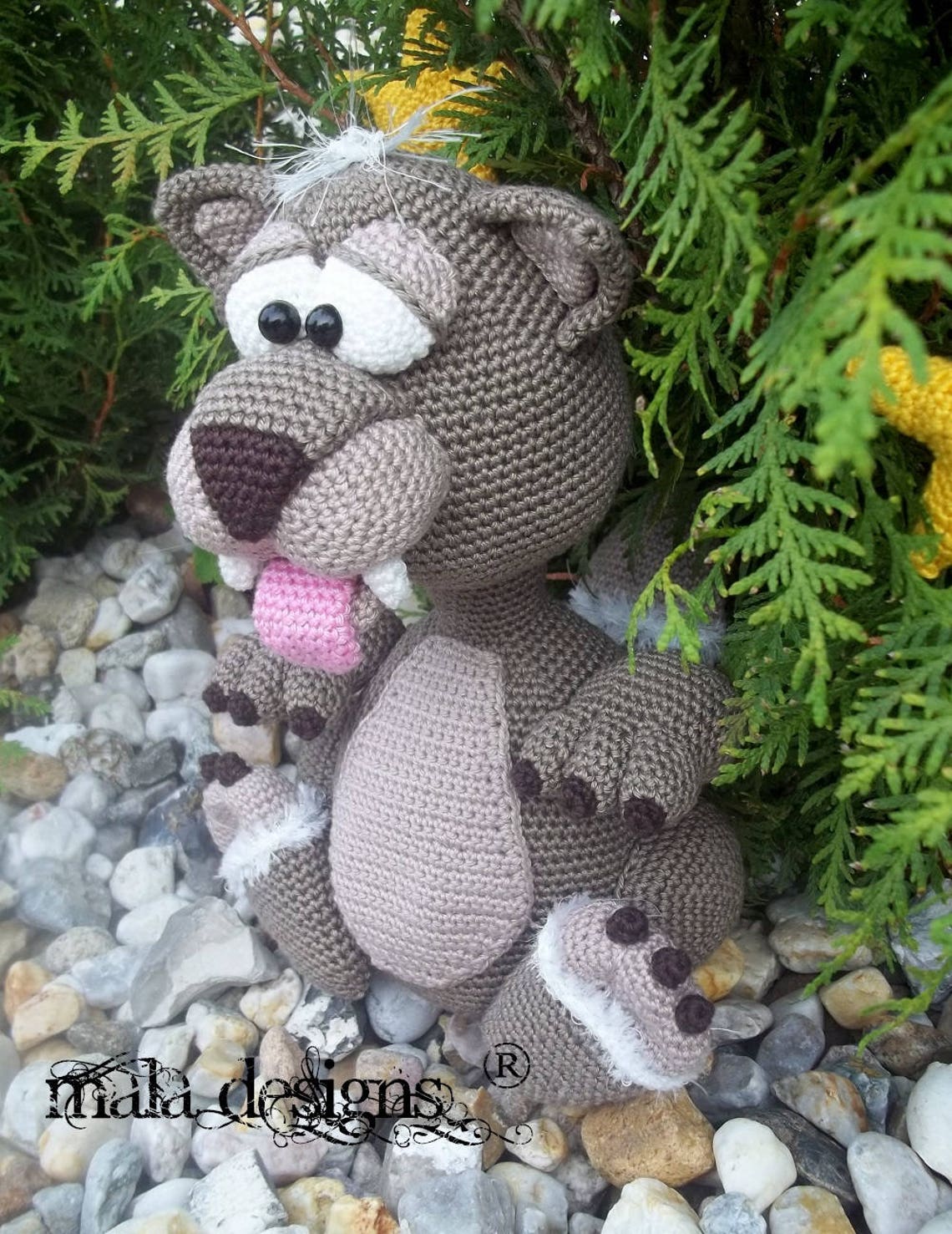 Wolf a crochet pattern by mala designs | Etsy